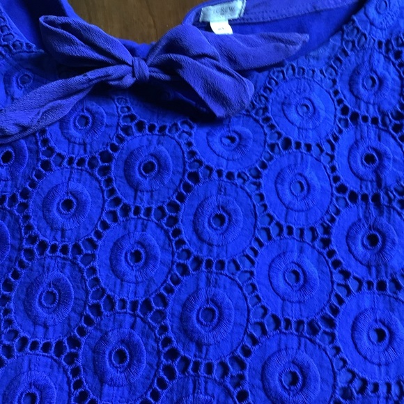 J. Crew | Tops | J Crew Crocheteyelet Front Blouse | Poshmark